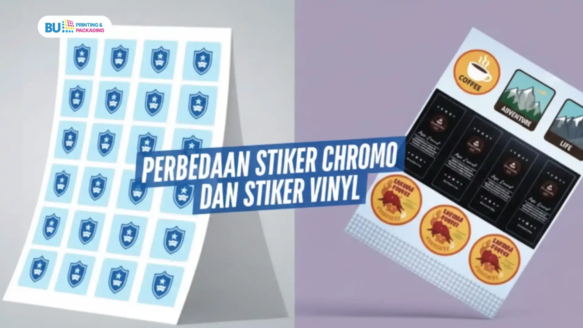 Perbedaan Stiker Chromo dan Vinyl, Jangan Sampai Salah Pilih!